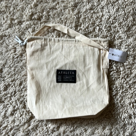 Athleta | Bags | Athlete Gift Bag New Ex Cond Linen | Poshmark